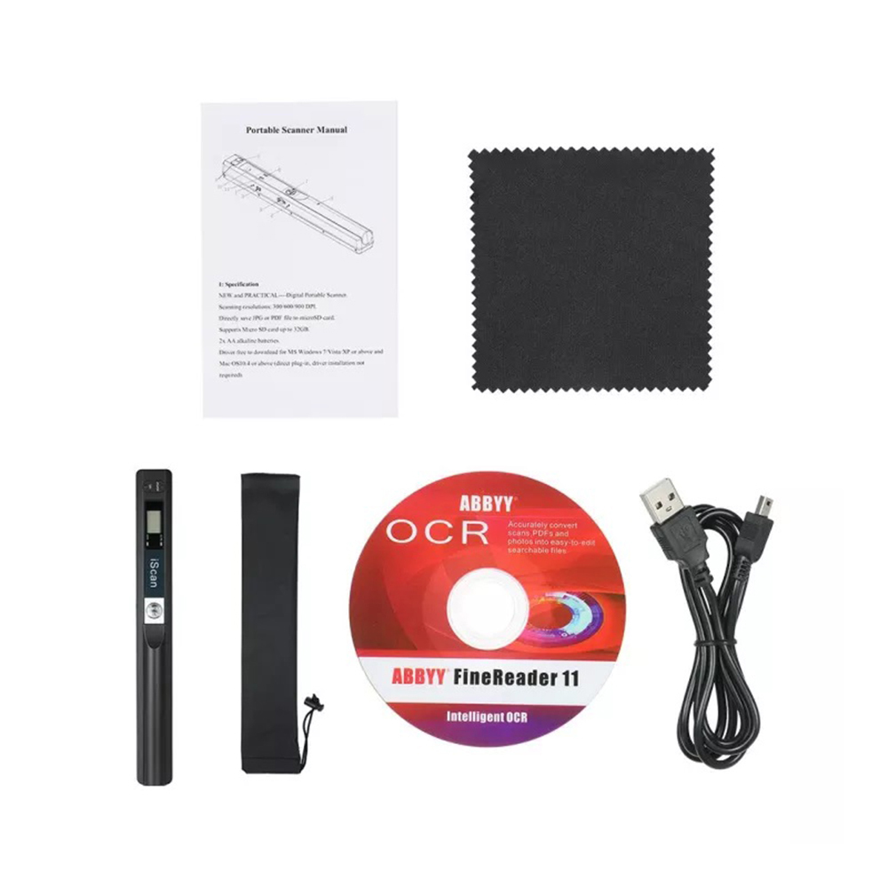 اسکنر دستی iScan Wand همراه با کارت حافظه و باطری - سبدجت